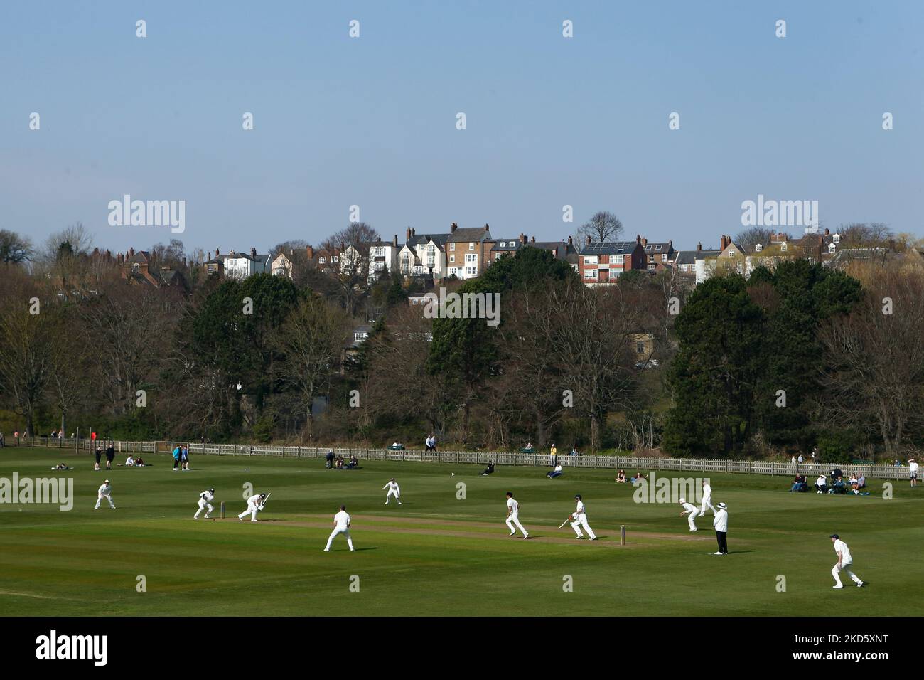 A general view during the MCC University match between Durham UCCE and ...
