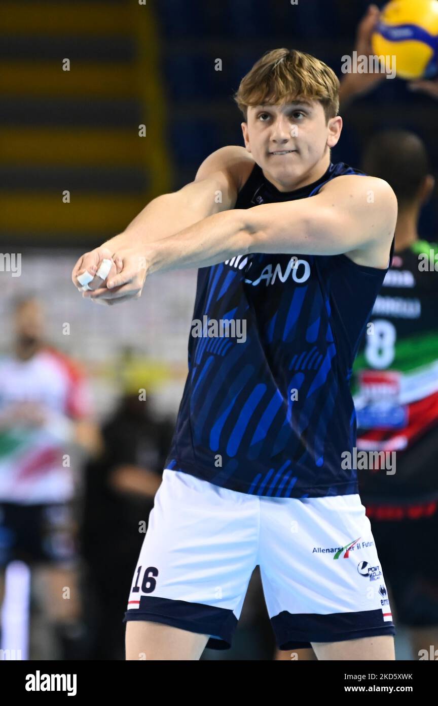 Paolo Porro #16 (Allianz Milano) during the Volleyball Italian Serie A ...
