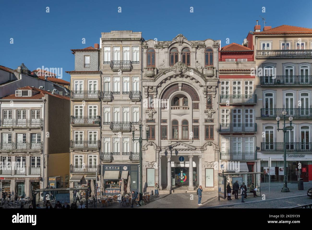Almeida Garrett Square Buildings - Porto, Portugal Stock Photo - Alamy