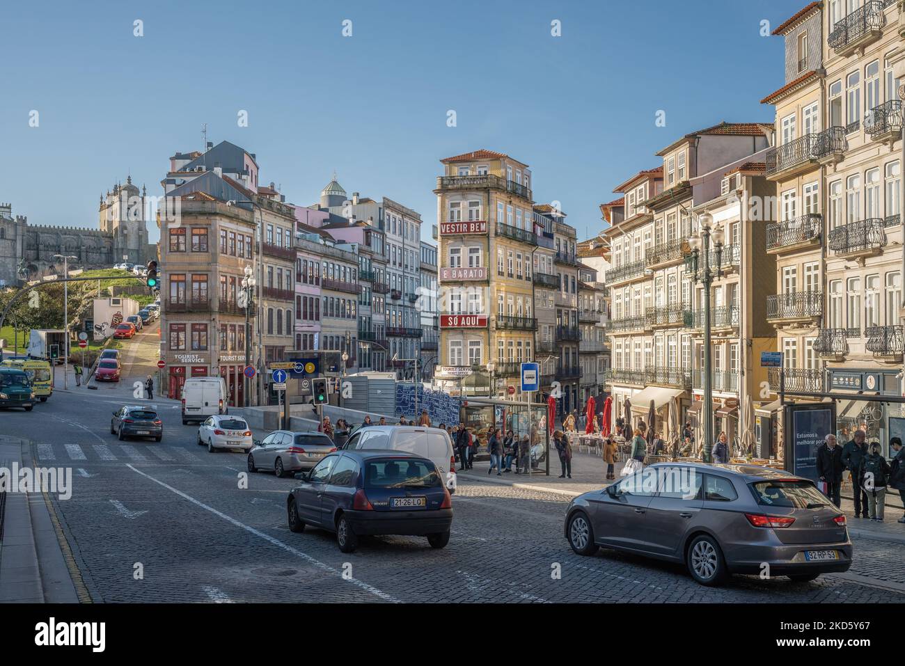 Almeida Garrett Square Buildings - Porto, Portugal Stock Photo - Alamy