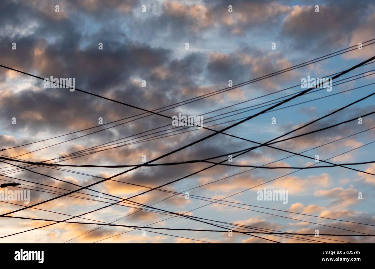 Dark background wires hi-res stock photography and images - Alamy