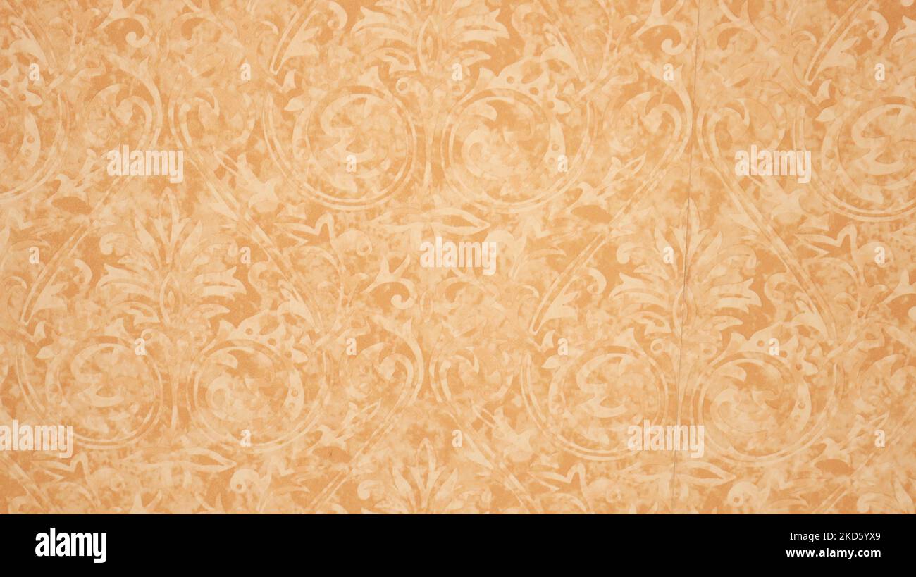 Beige patterned wallpaper hi-res stock photography and images - Alamy