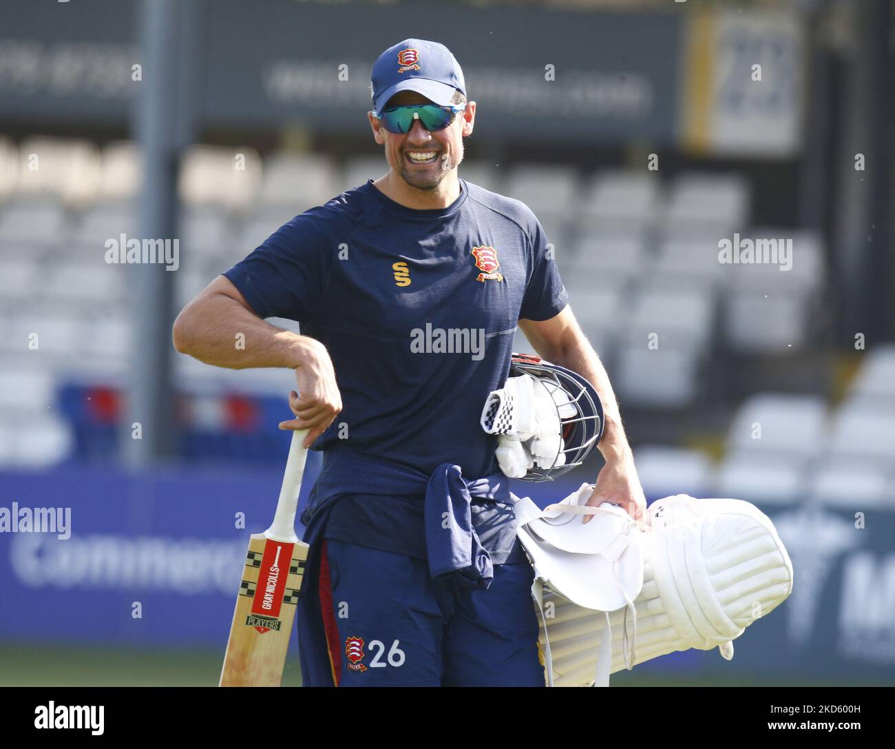 Essex's Sir Alistair Cook during an Essex CCC Intra-Squad Friendly ...