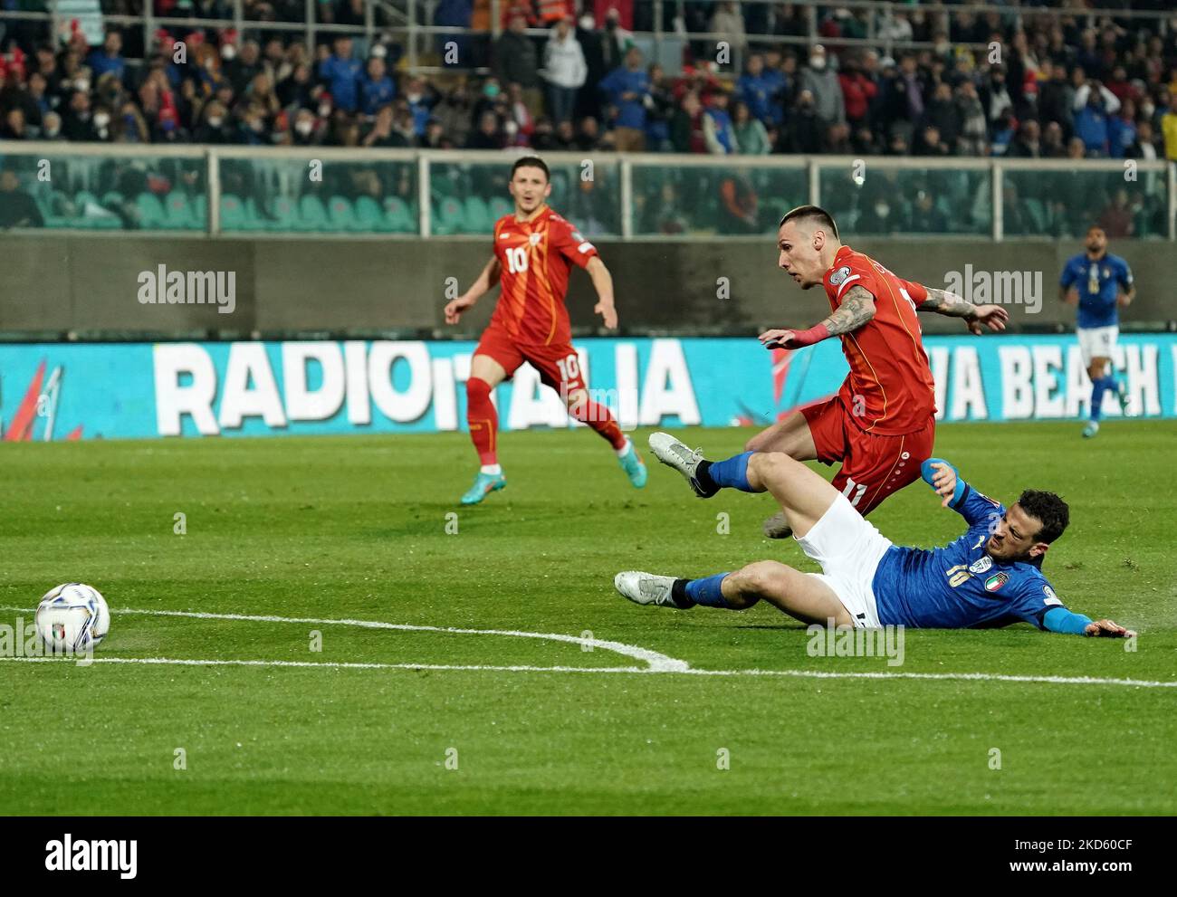Alessandro Florenzi of Italy during the EQ playoff 1 Fifa World Cup ...