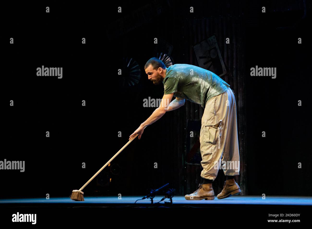 Stomp Musical Group, known for producing music from everyday objects ...