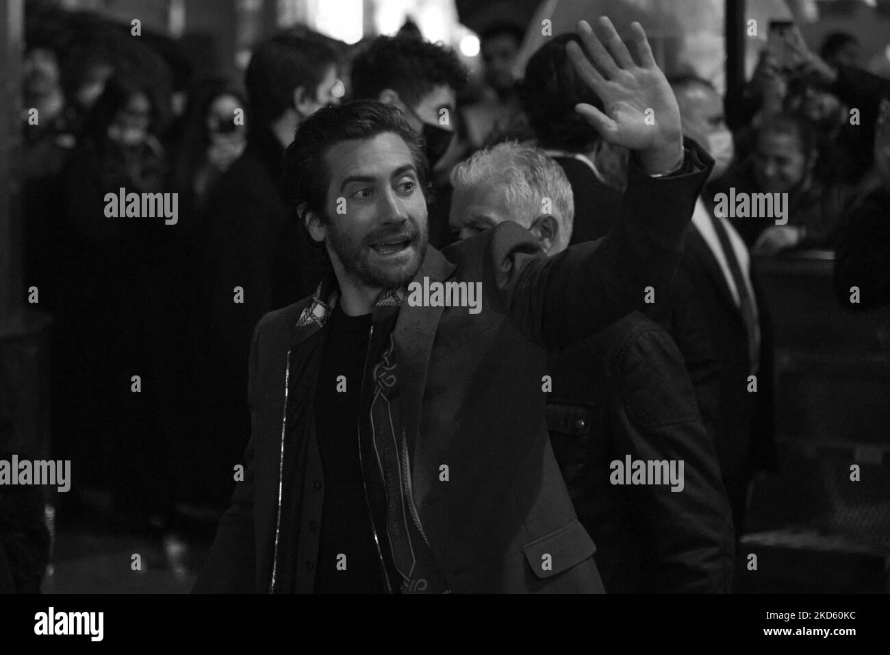 Jake Gyllenhaal attends the Ambulance movie premiere at 'Callao ...