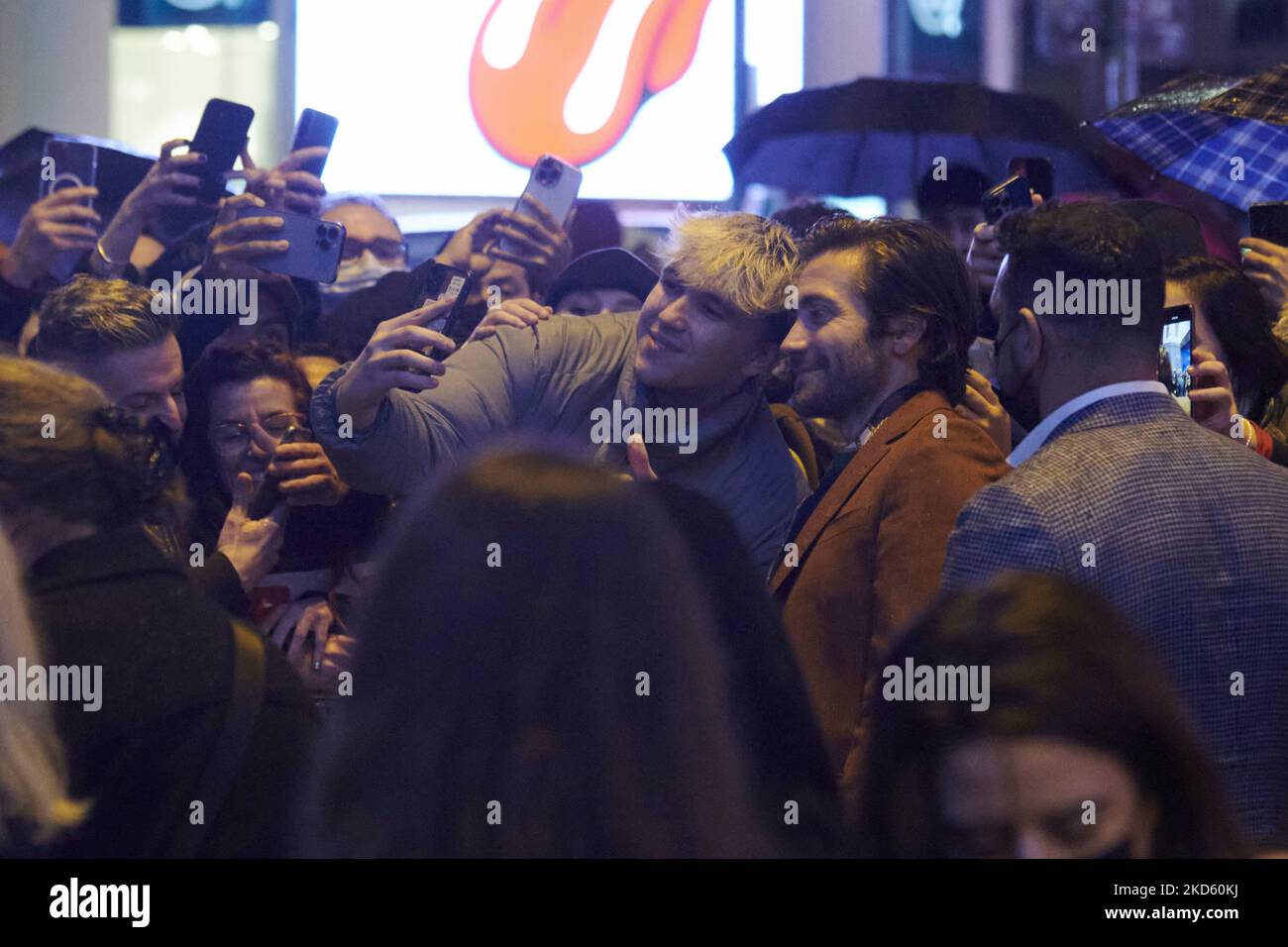 Jake Gyllenhaal attends the Ambulance movie premiere at 'Callao ...