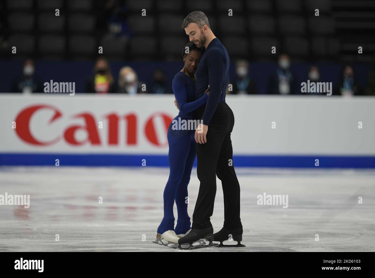 Vanessa James and Eric Radford from Canada during Pairs Free Skating ...