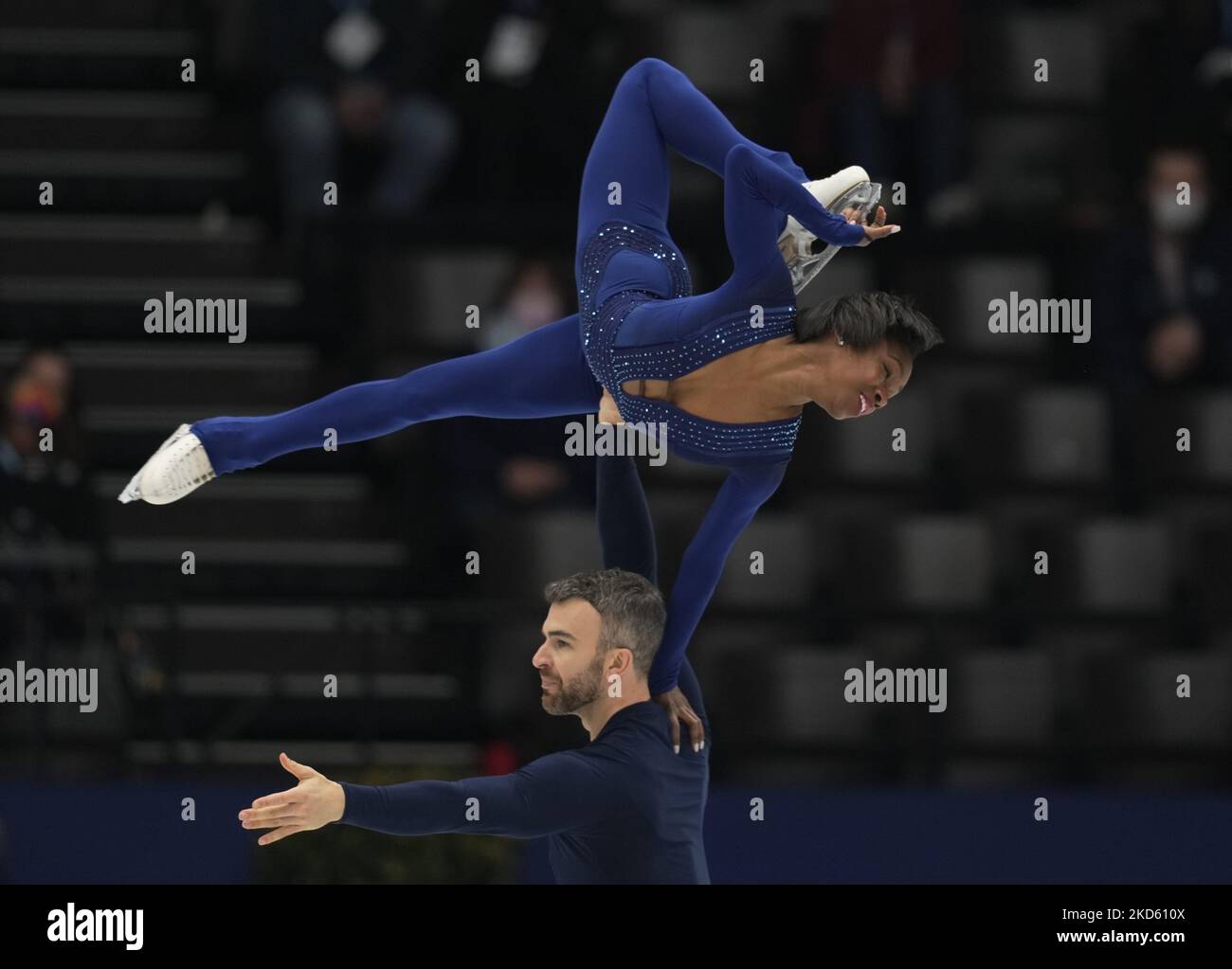 Vanessa James and Eric Radford from Canada during Pairs Free Skating ...