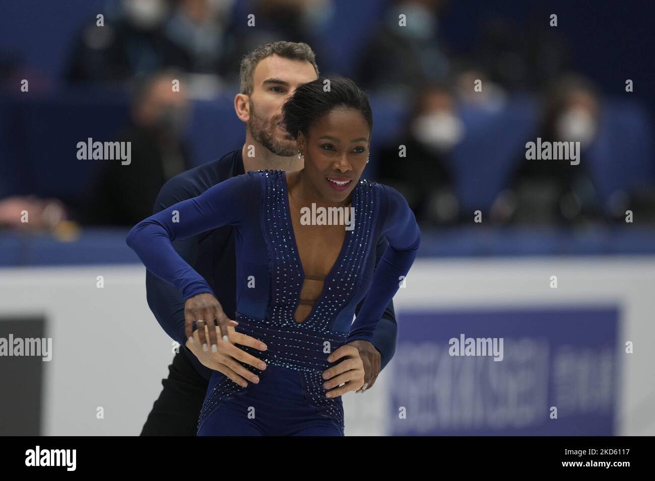 Vanessa James and Eric Radford from Canada during Pairs Free Skating ...
