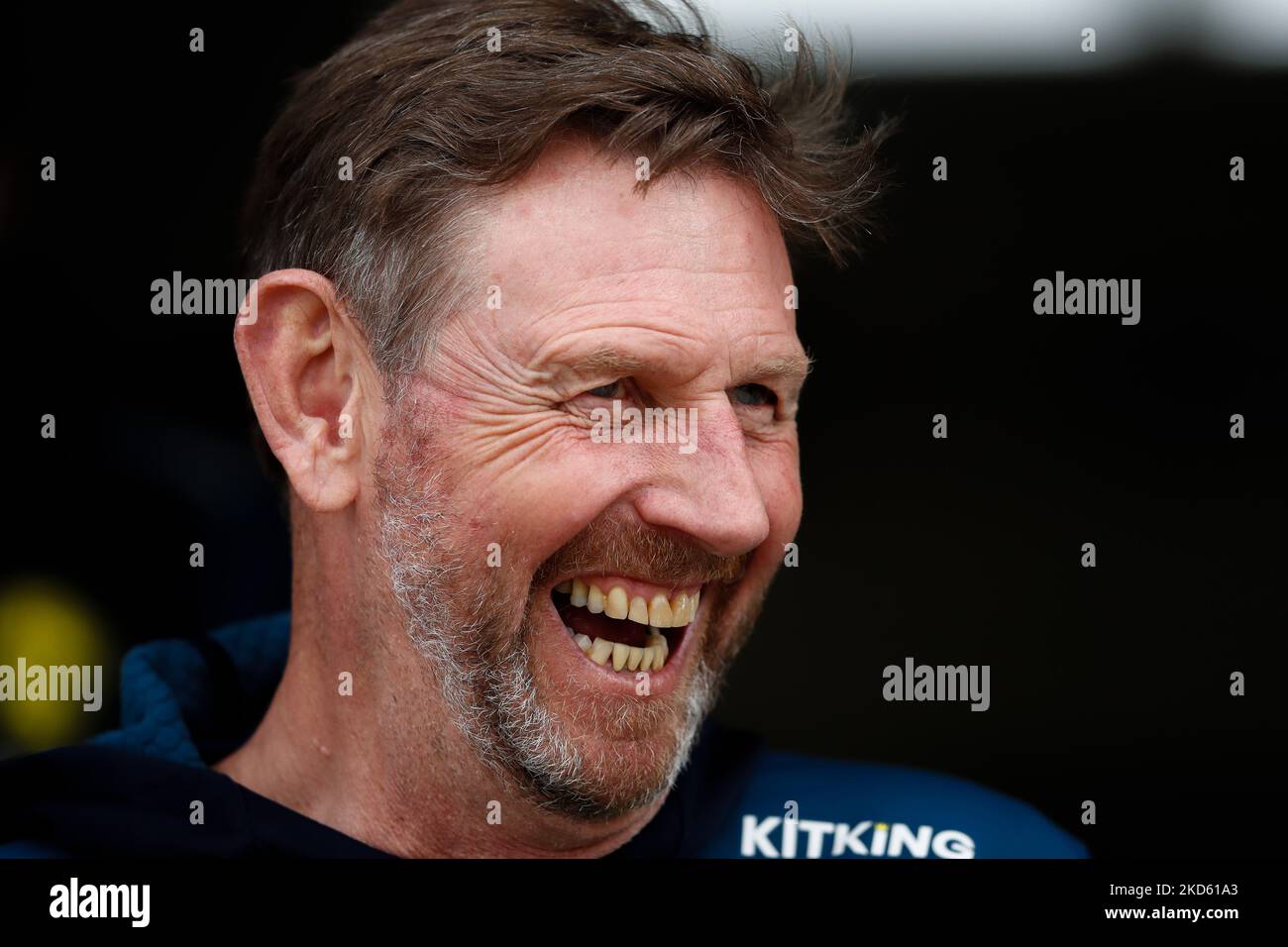 Alan Walker, Durham Coach, reacts during the MCC University match ...