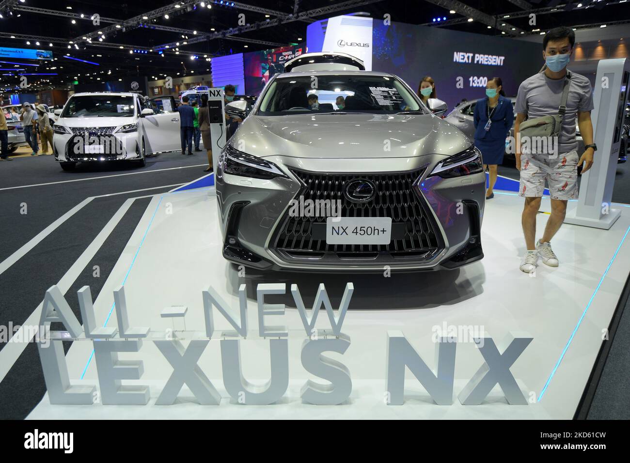 All-New Lexus NX electric vehicle (EV) displayed during the 43rd ...