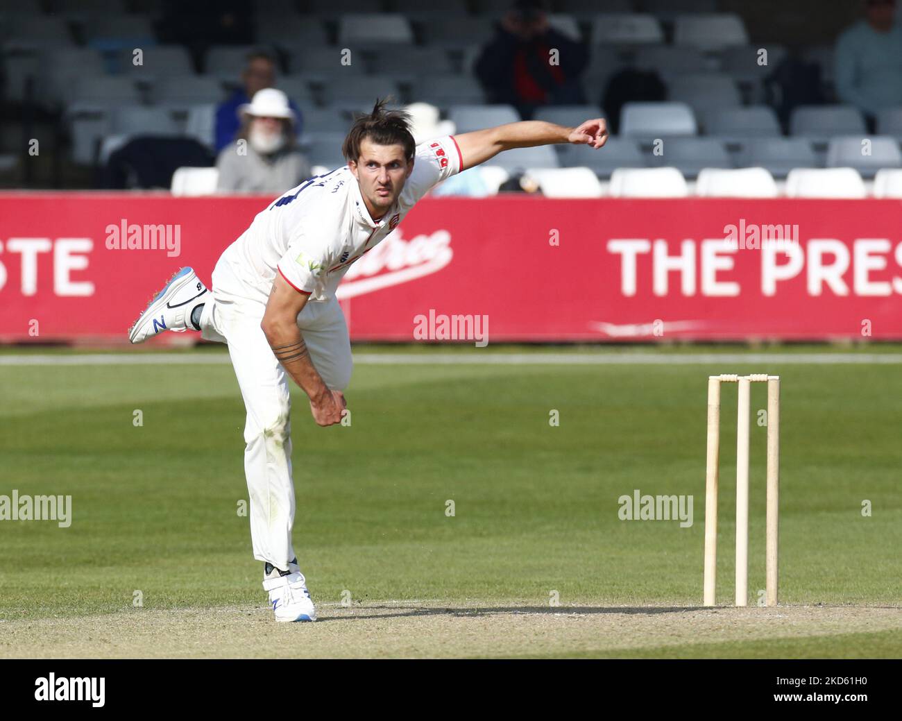 : Essex's Jack Plom during an Essex CCC Intra-Squad Friendly match at ...