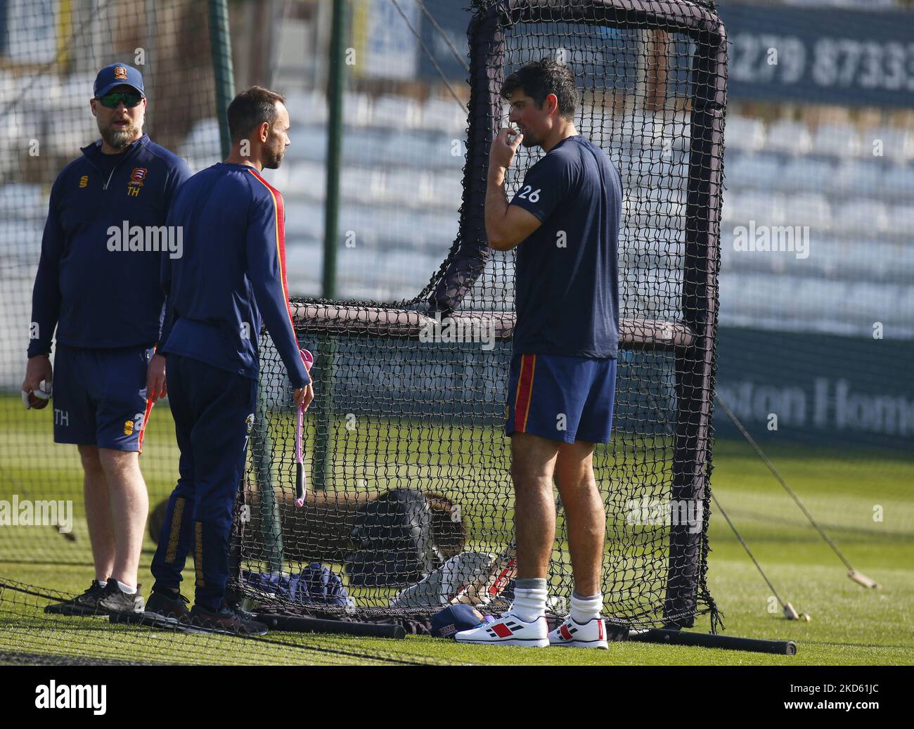 : Essex's Sir Alistair Cook during an Essex CCC Intra-Squad Friendly ...