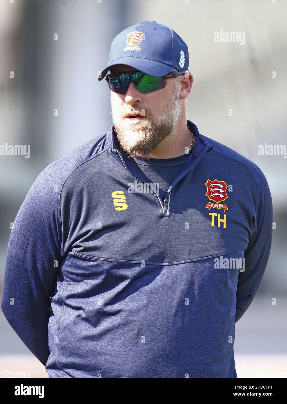 : Tom Huggins Tom Huggins of Essex CCCduring an Essex CCC Intra-Squad ...