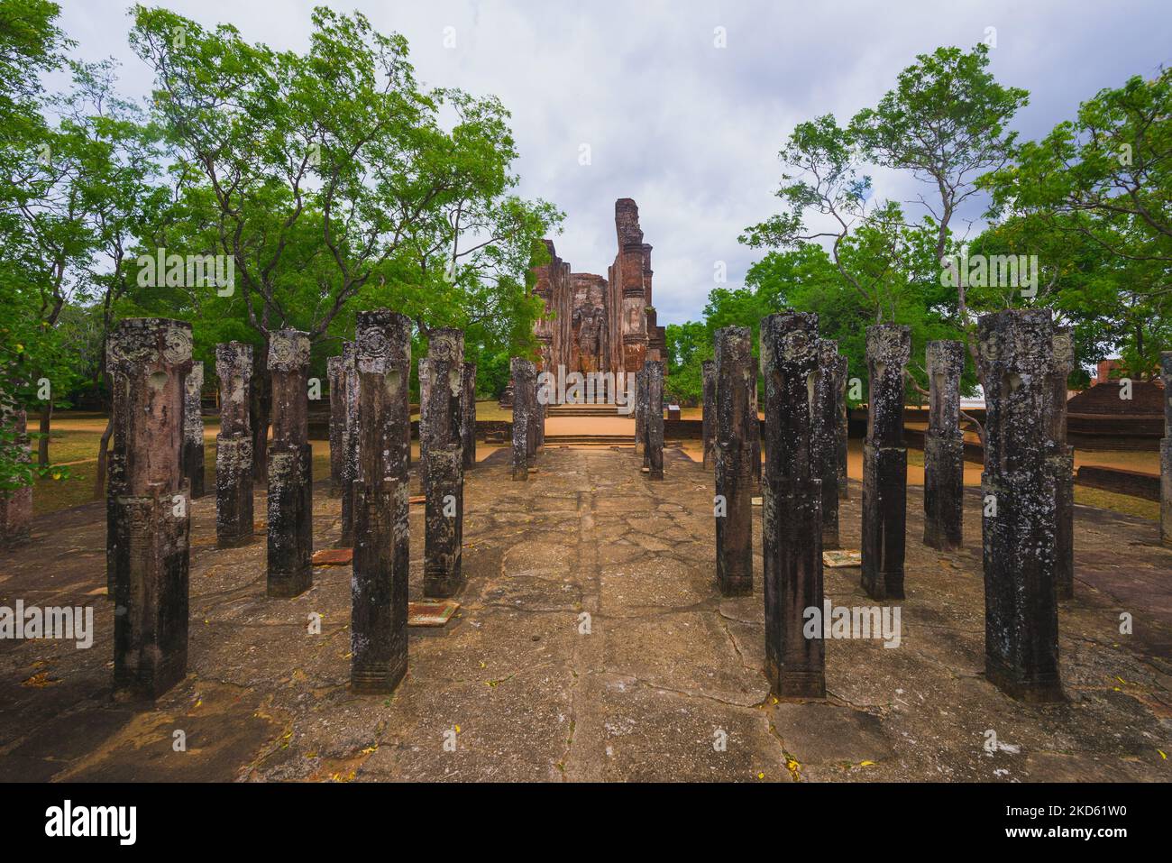 Lankatilaka temple in the world heritage city Polonnaruwa, Sri Lanka ...