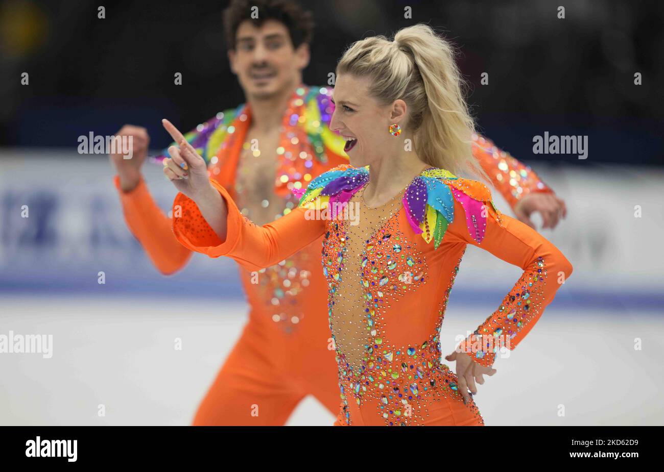 Piper Gilles and Paul Poirier from Canada during Pairs Ice Dance, at ...