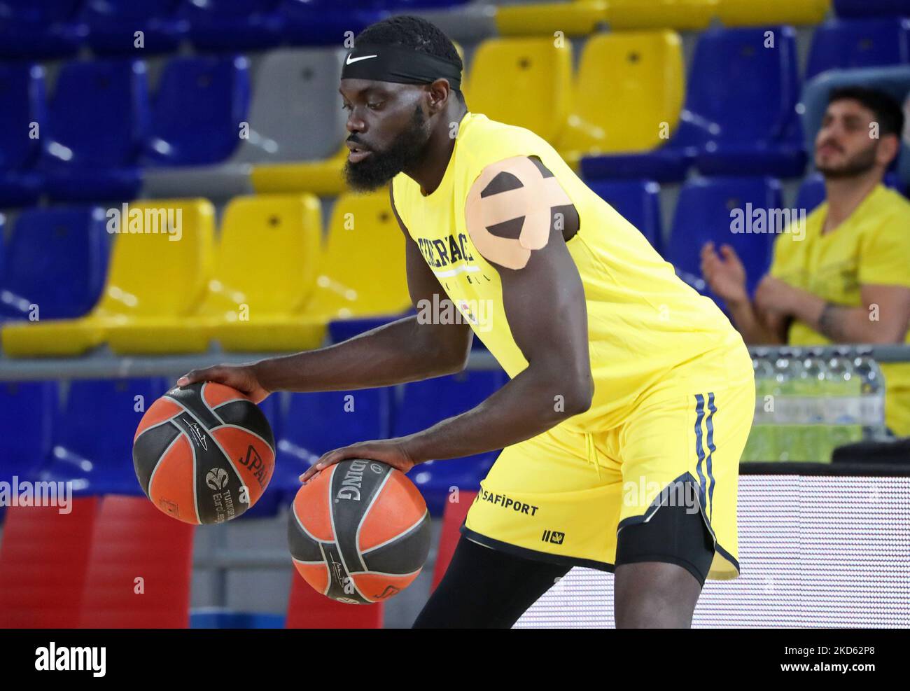 Marial Shayok during the match between FC Barcelona and Fenerbahce SK ...