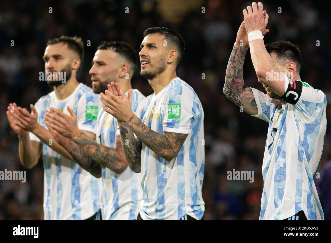 Leandro Paredes of Argentina during a qualifying soccer match for the ...