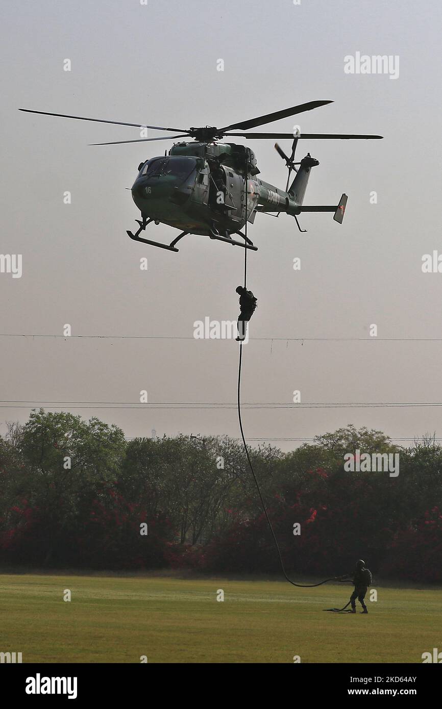 Army personnel show their skills during the South Western Command ...