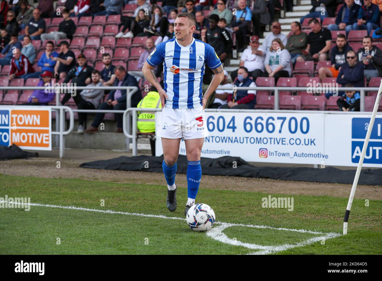 Hartlepool United's David Ferguson during the first half of the Sky Bet ...