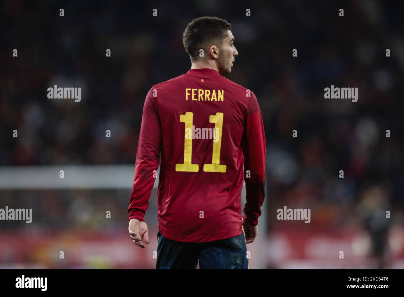 11 Ferran Torres of Spain during the International Friendly match ...