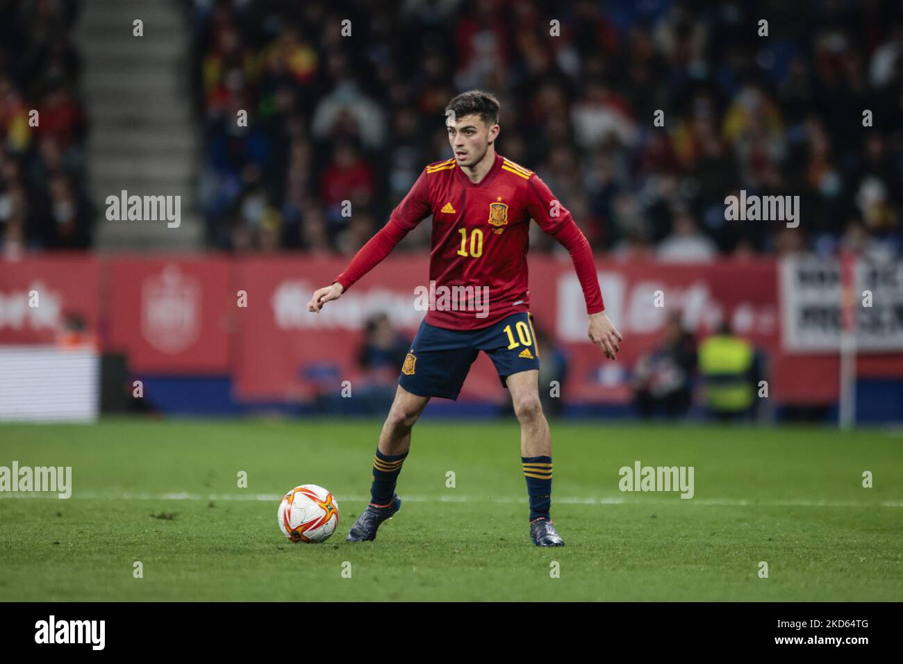 10 Pedri of Spain during the International Friendly match between Spain ...