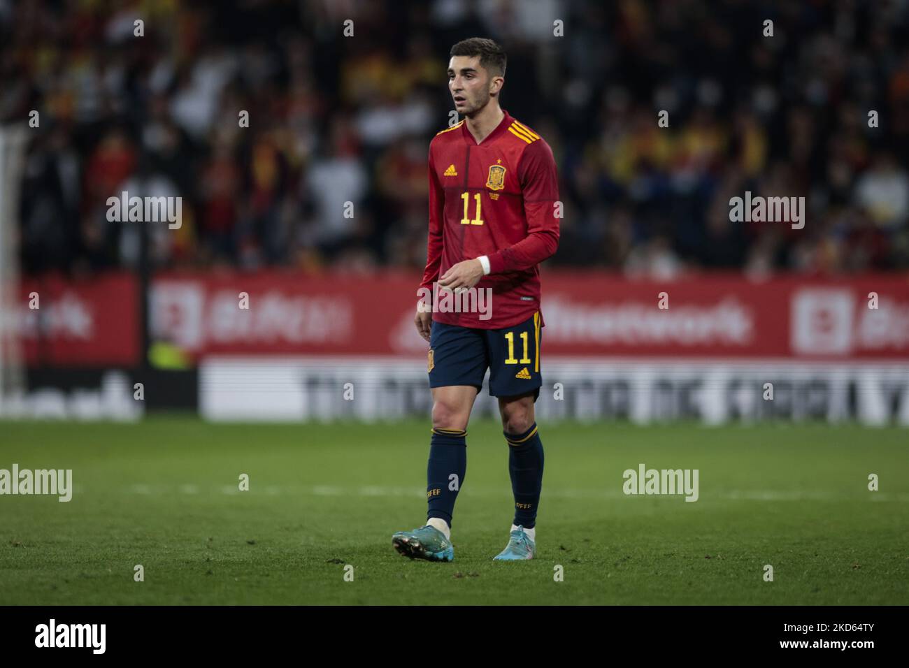 11 Ferran Torres of Spain during the International Friendly match ...