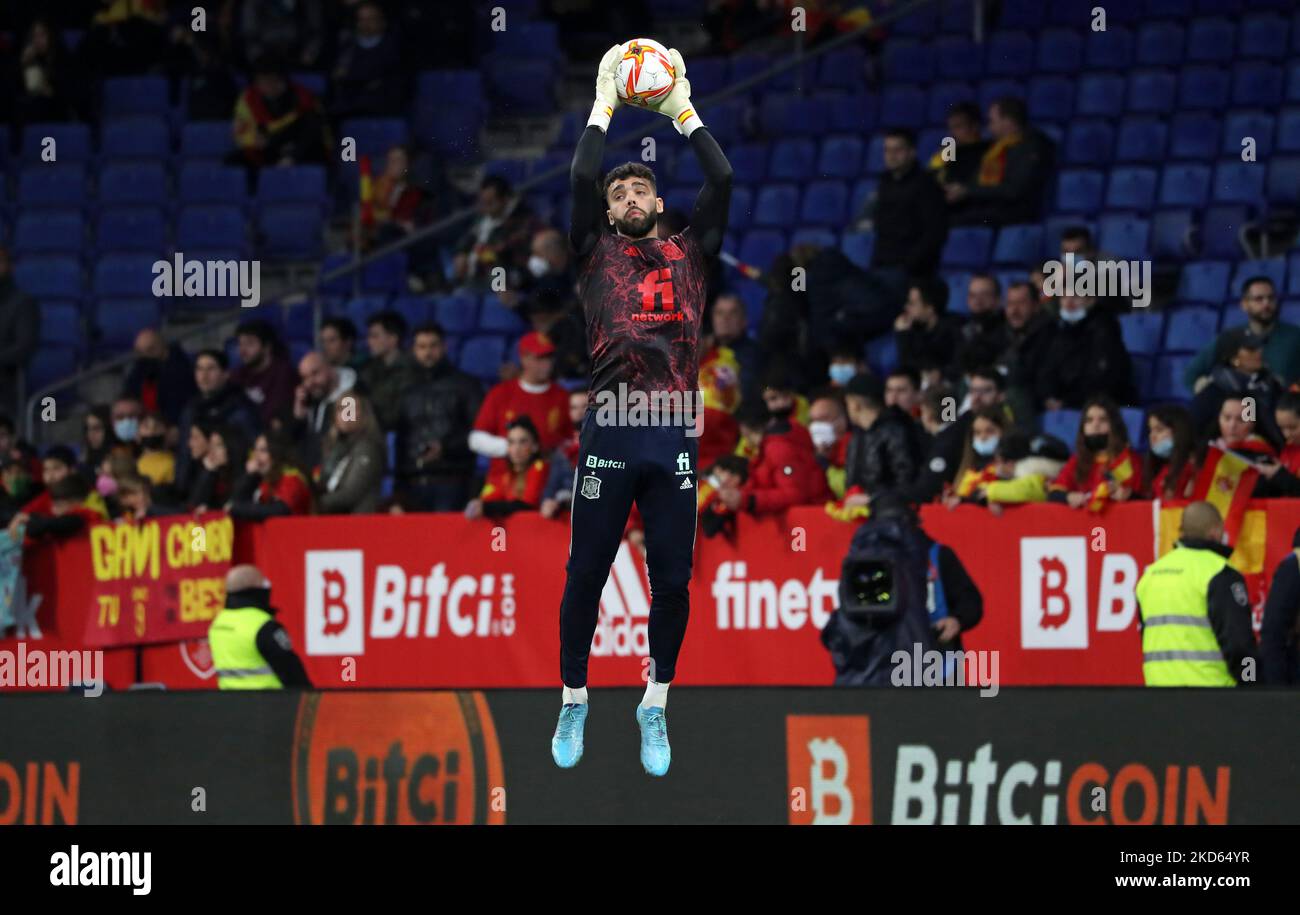 David Raya during the friendly match between Spain and Albania, played ...