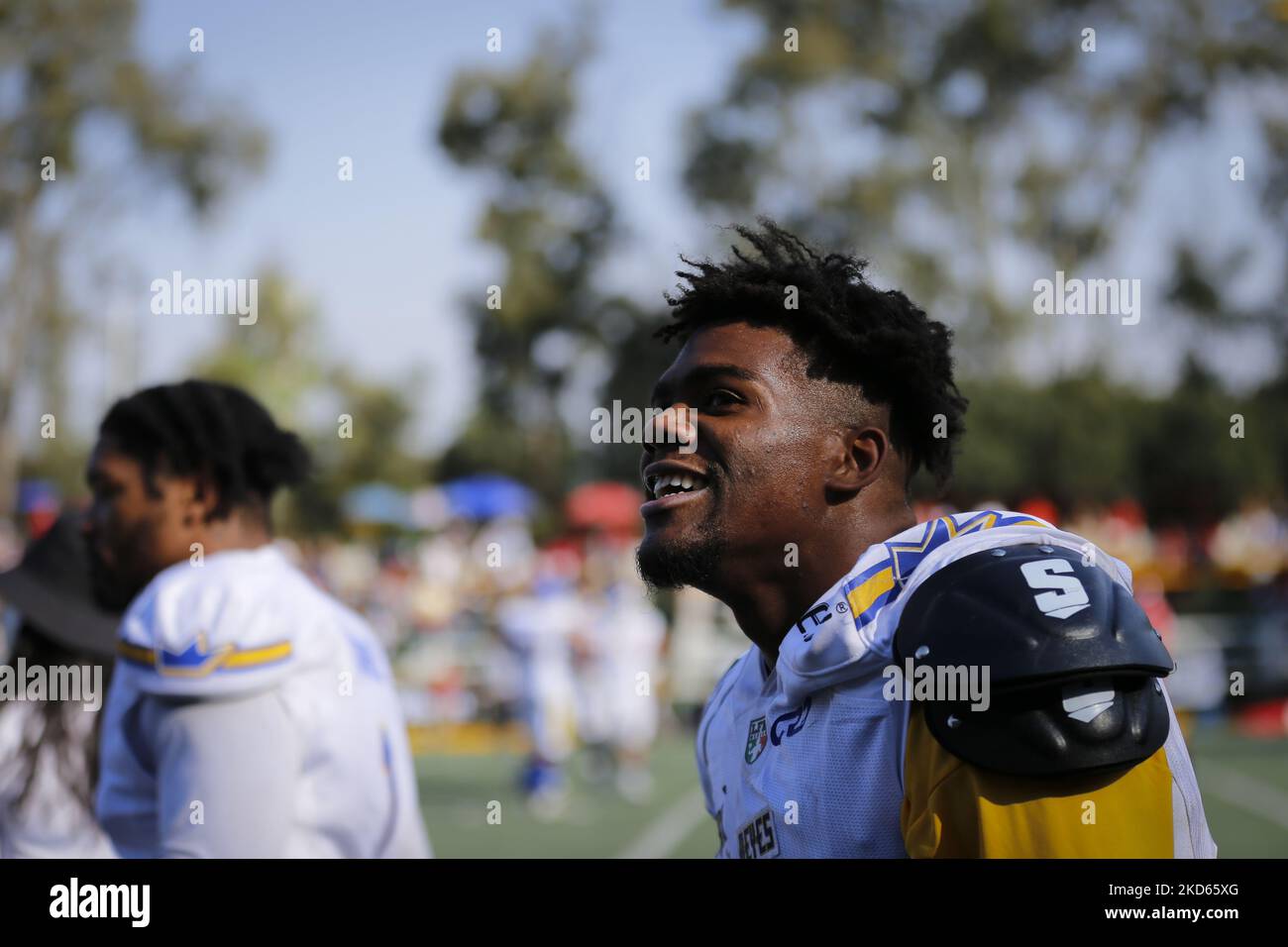Rodnell Cruell (Reyes) gestures after scoring during the 4th round ...