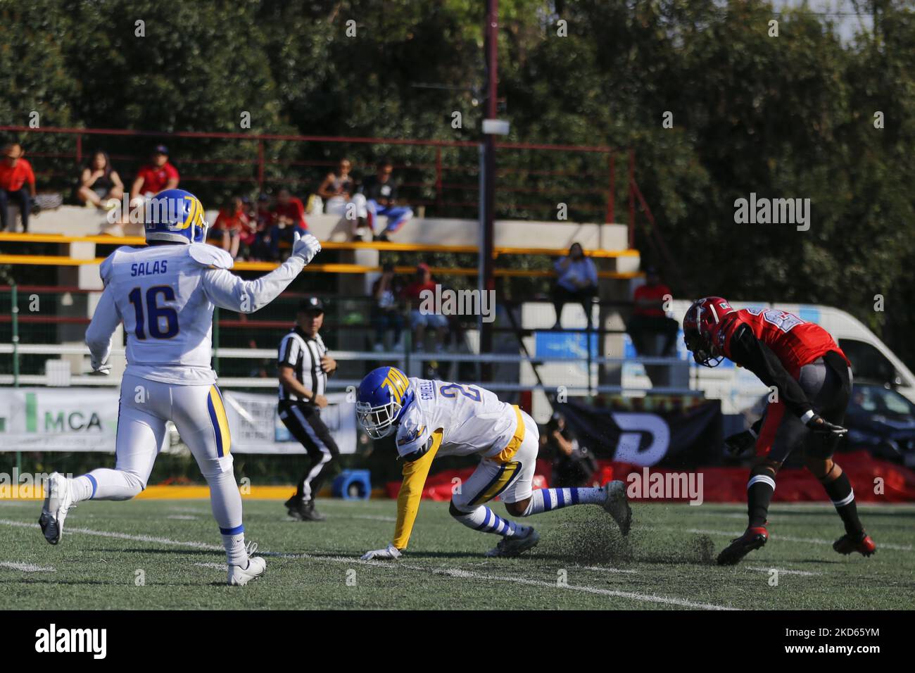 Rodnell Cruell (Reyes) runs with the ball during the 4th round match ...
