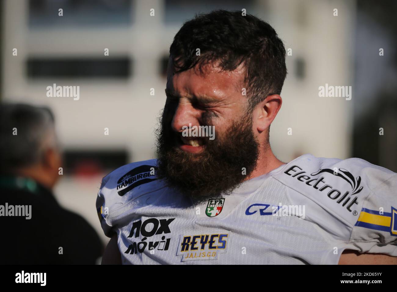Jonathan Mullin (Reyes) gestures during the 4th round match between ...