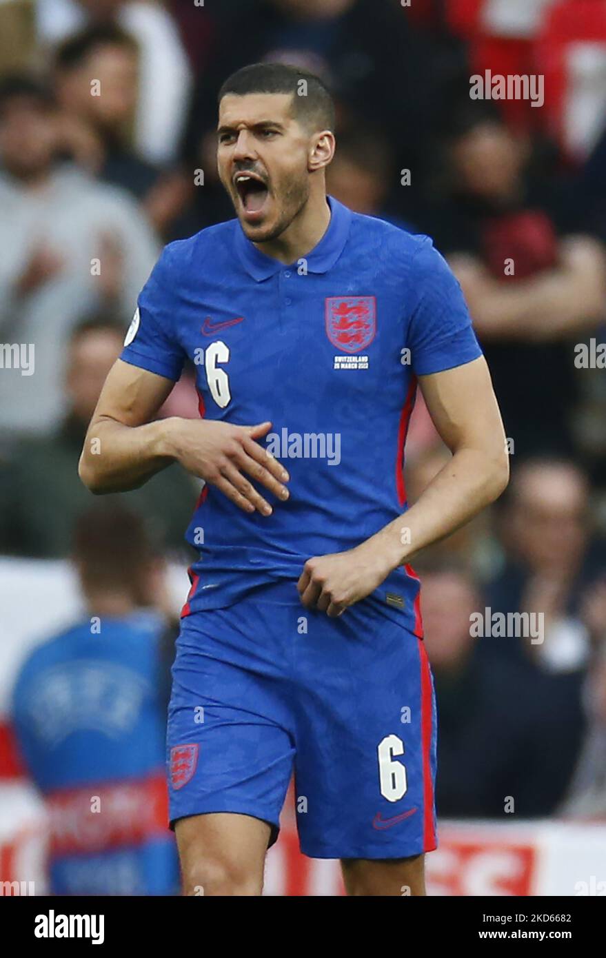 LONDON, ENGLAND - MARCH 26: Conor Coady (Wolves) of England during An ...