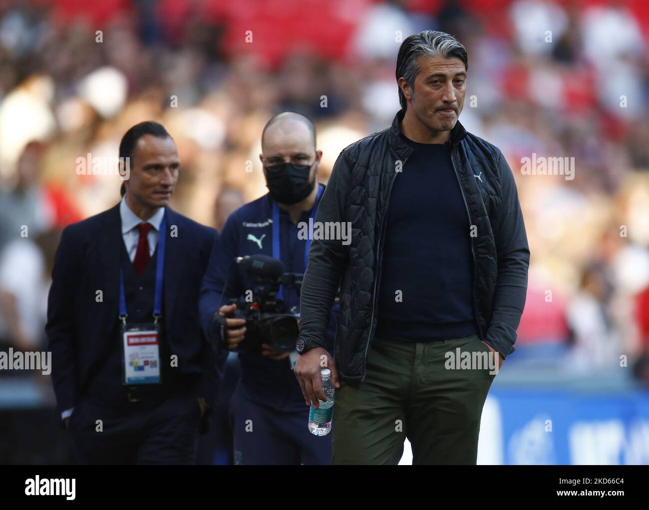 LONDON, ENGLAND - MARCH 26: Murat Yakin Coach of Switzerland during An ...