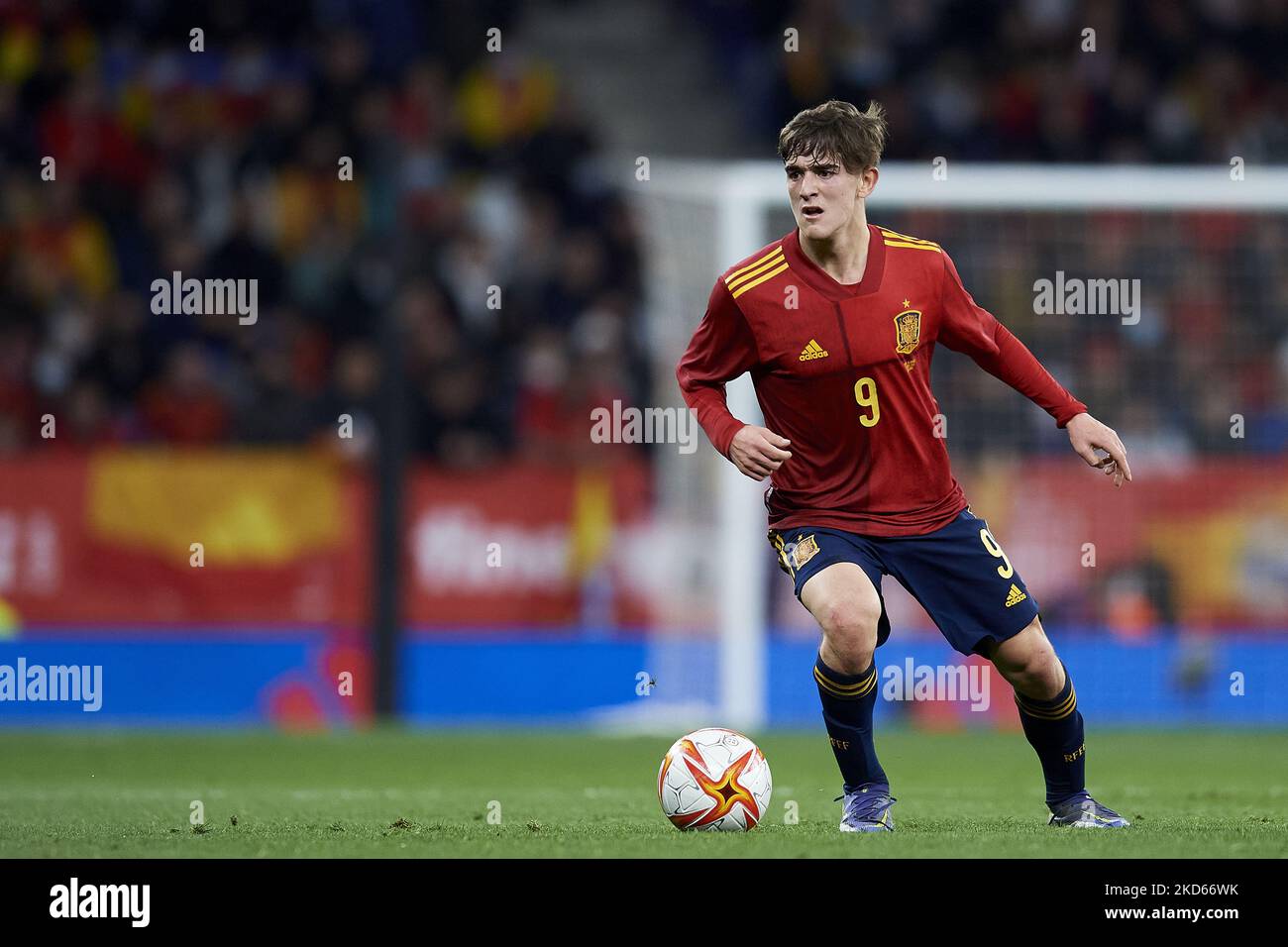 Gavi (FC Barcelona) of Spain in action during the international ...
