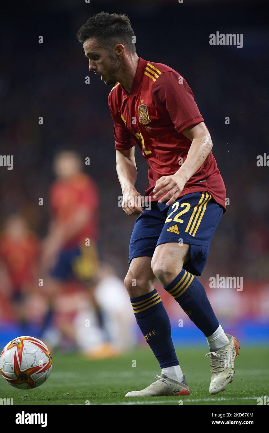 Pablo Sarabia (Sporting CP) of Spain during the international friendly ...