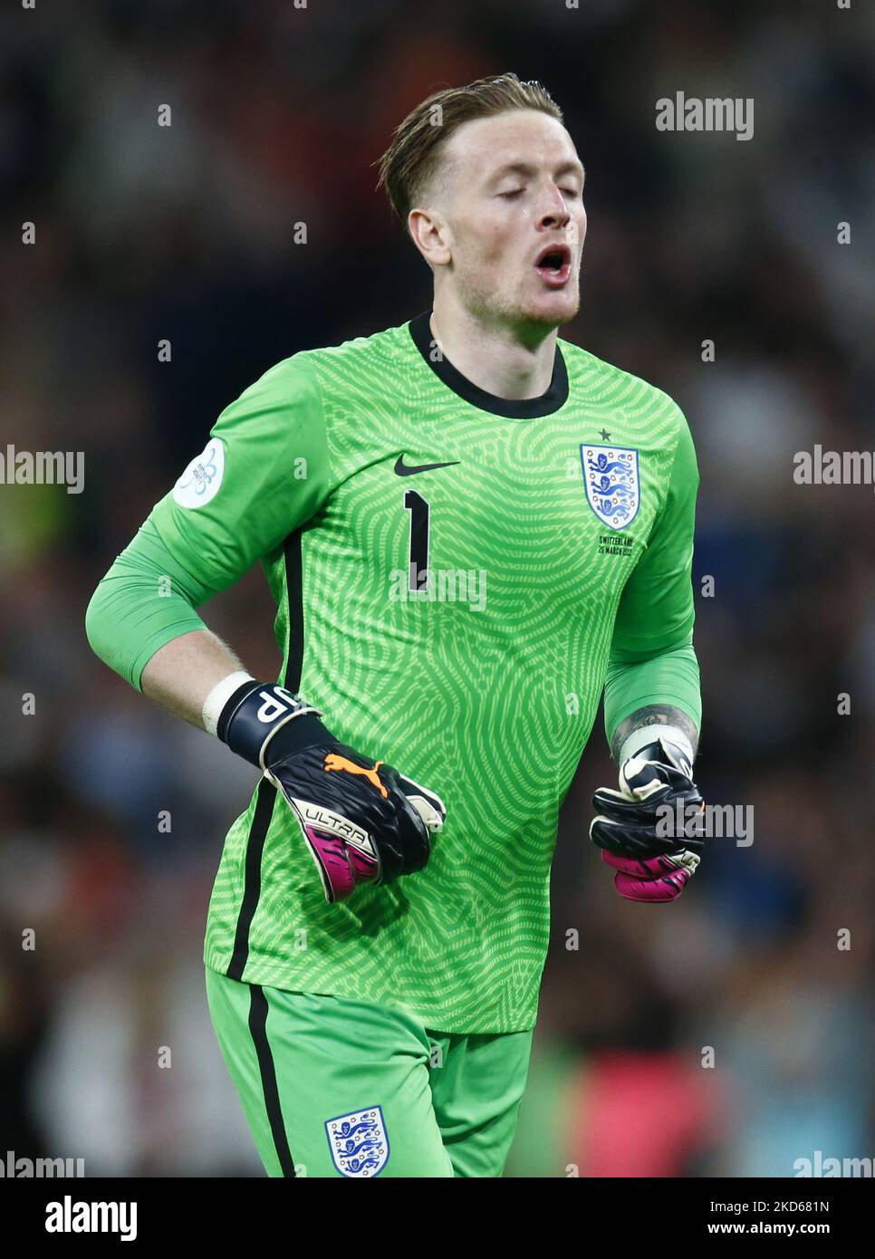 Jordan Pickford (Everton) of England during An Alzheimer's Society ...