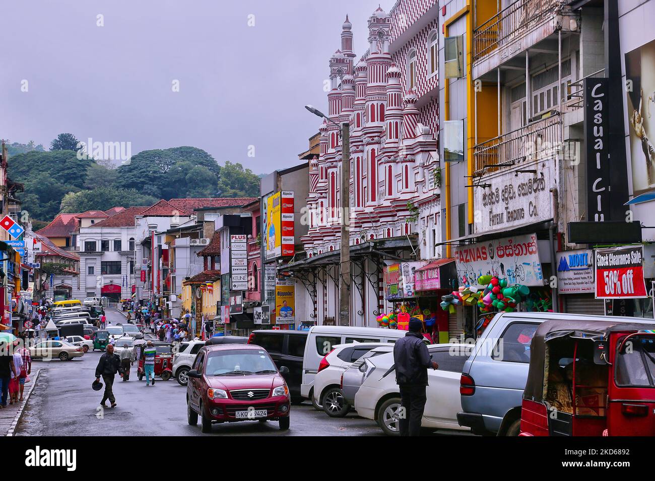 Traffic in the city of Kandy, Sri Lanka. (Photo by Creative Touch Imaging Ltd./NurPhoto Stock ...