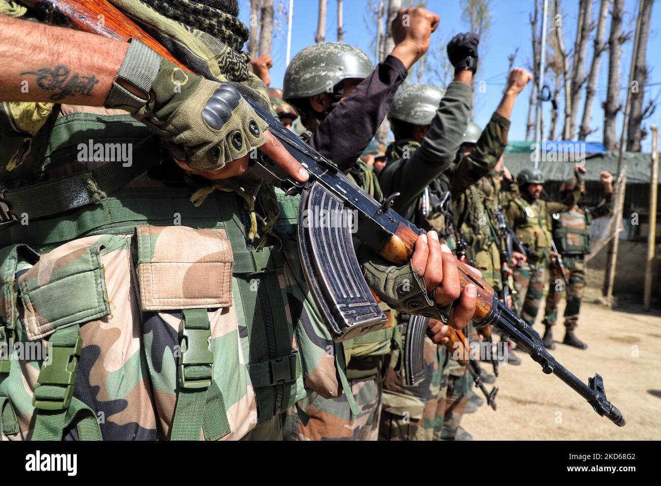 Indian Army Weapons Wallpapers Encounter In Machil Kupwara