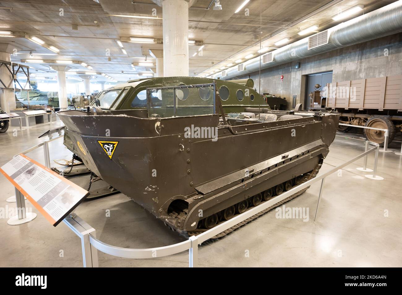 Ottawa, Ontario - October 20, 2022: Exhibits of tanks and artillery ...
