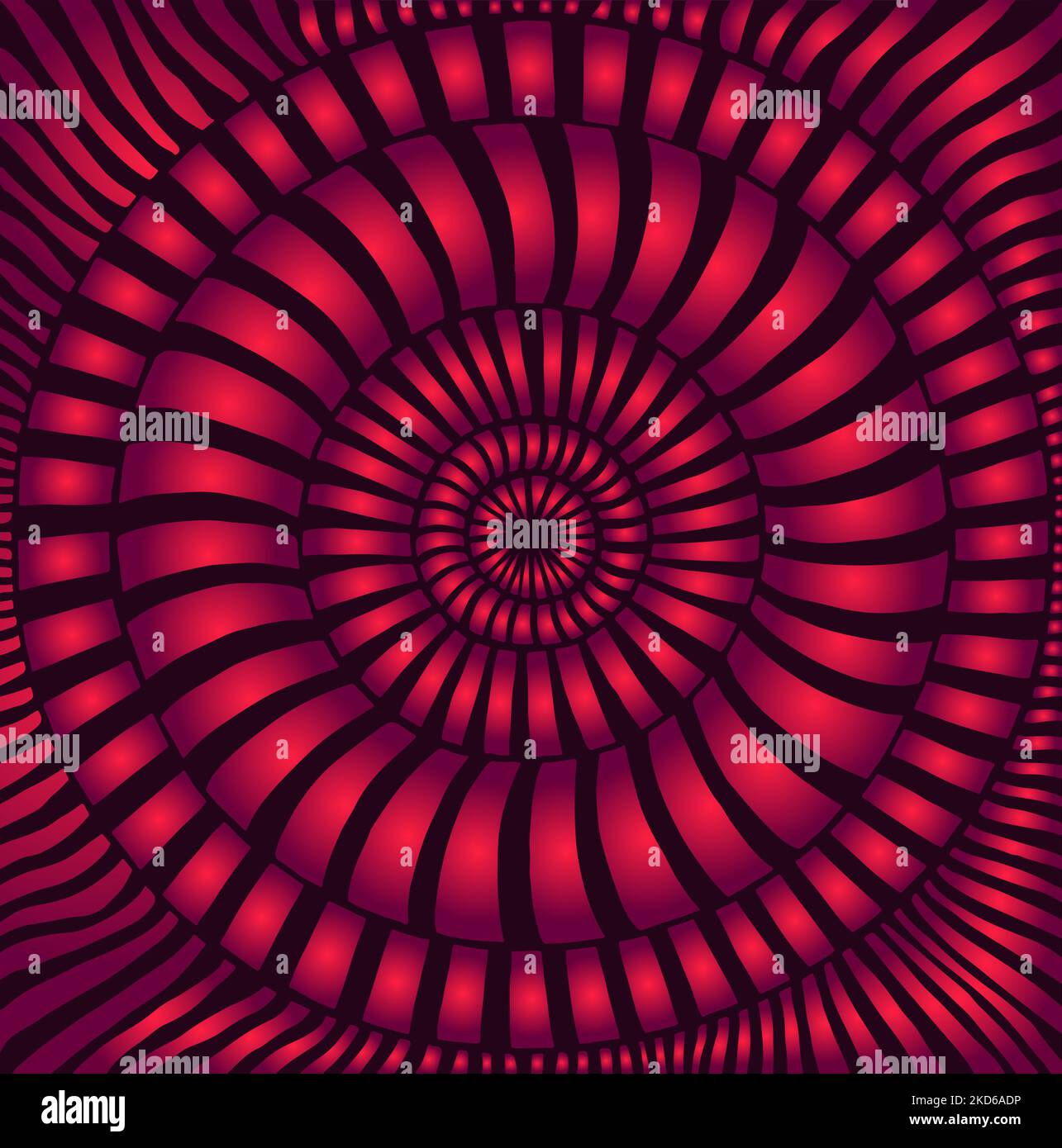 Hipnotic optical illusion abstract vibrant pattern with many circles of ...