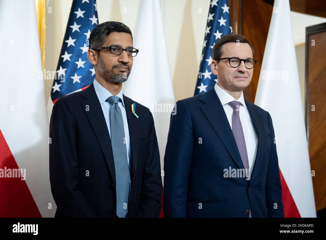 CEO of Alphabet and Google Sundar Pichai meets Polish Prime Minister ...