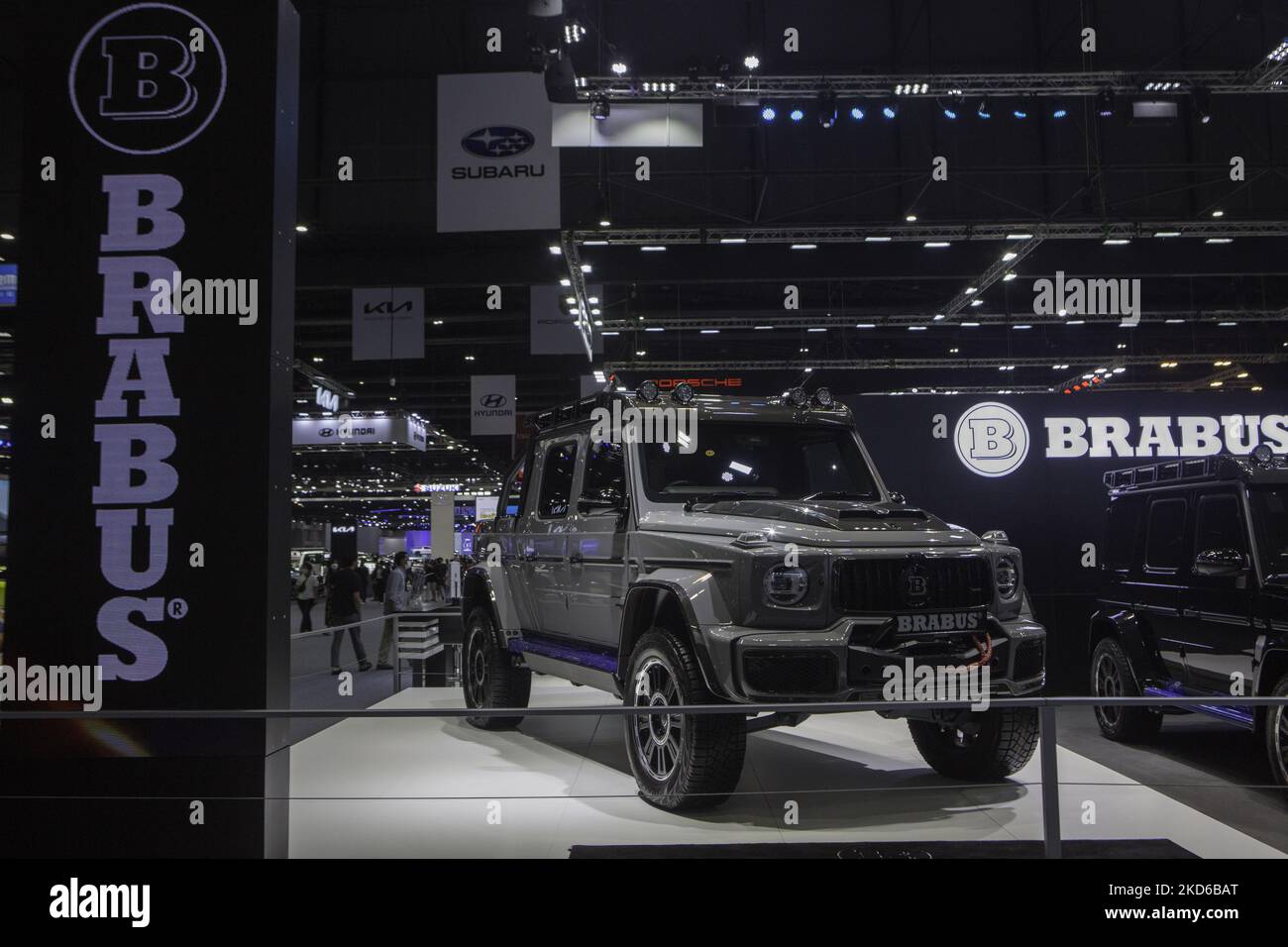Brabus has showcased the Mercedes-AMG G63 SUV at the 2022 Bangkok Motor ...
