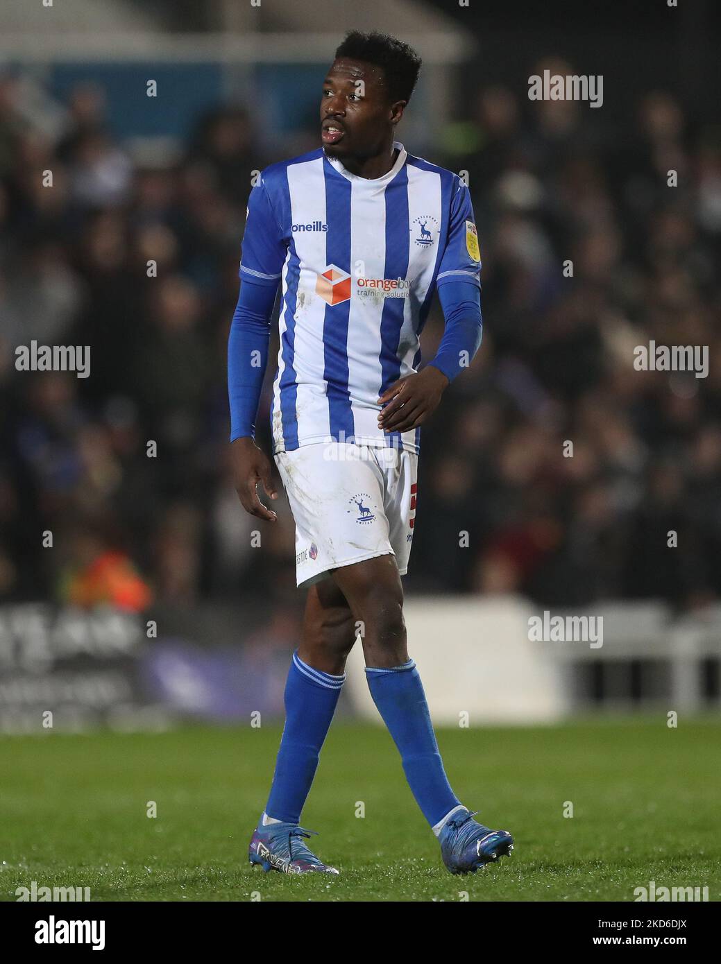 during the Sky Bet League 2 match between Hartlepool United and ...