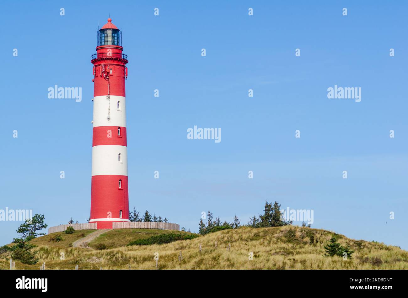 Amrum lighthouse. Amrum is one of the North Frisian Islands on the ...