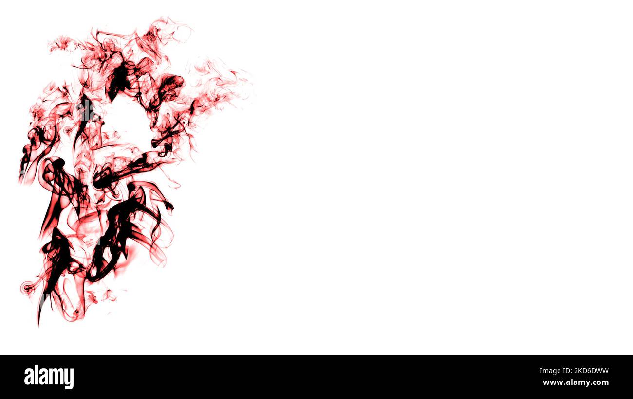 Real dramatic red smoke fog effect left and product typo middle right ...