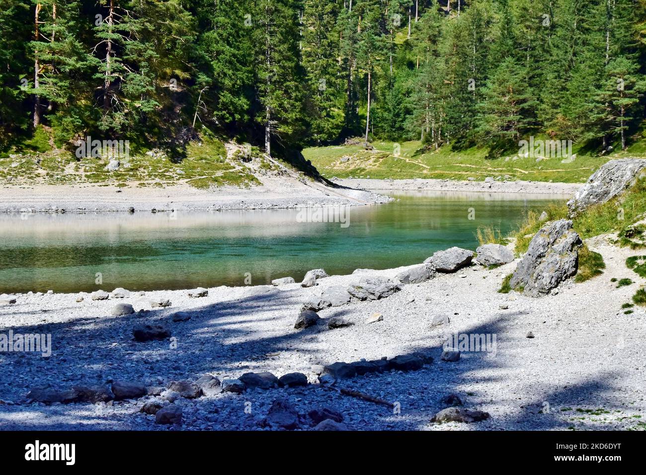 A scenic view of a river on a natural background on a sunny day Stock ...