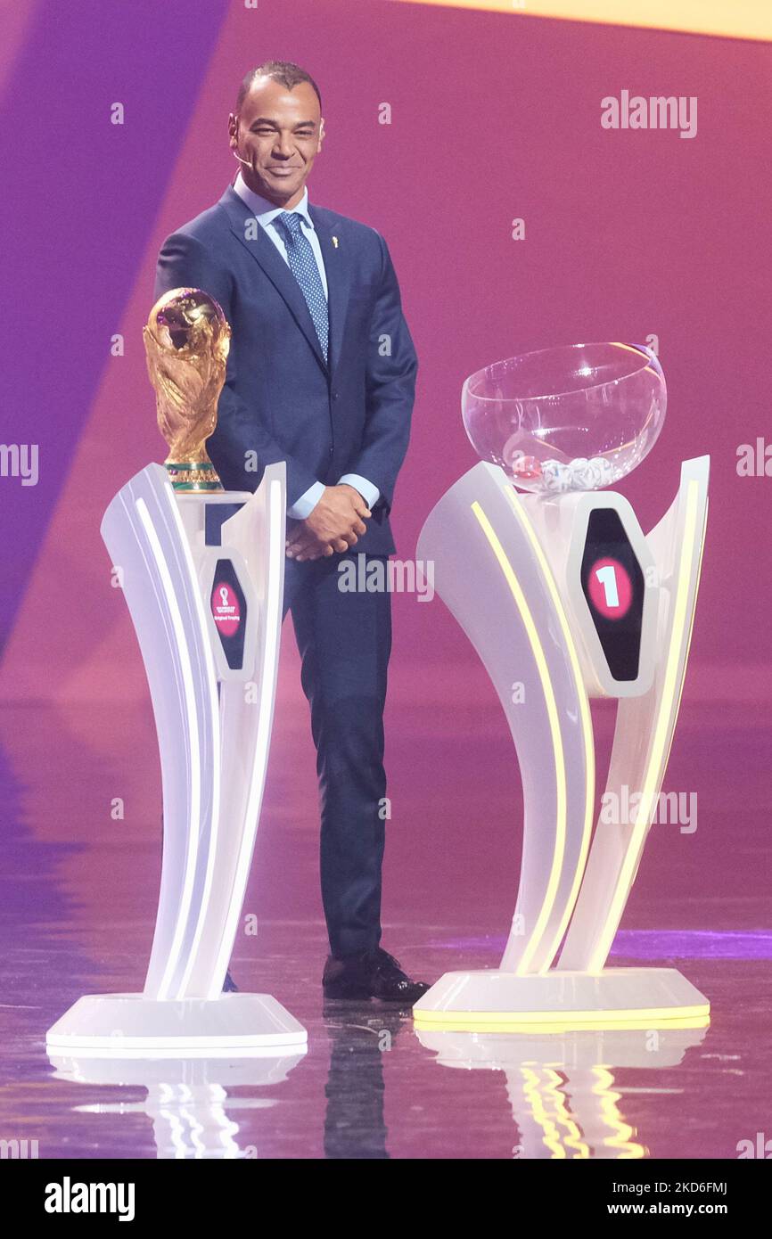 FIFA Legend Cafu on stage during the FIFA World Cup Qatar 2022 Final ...
