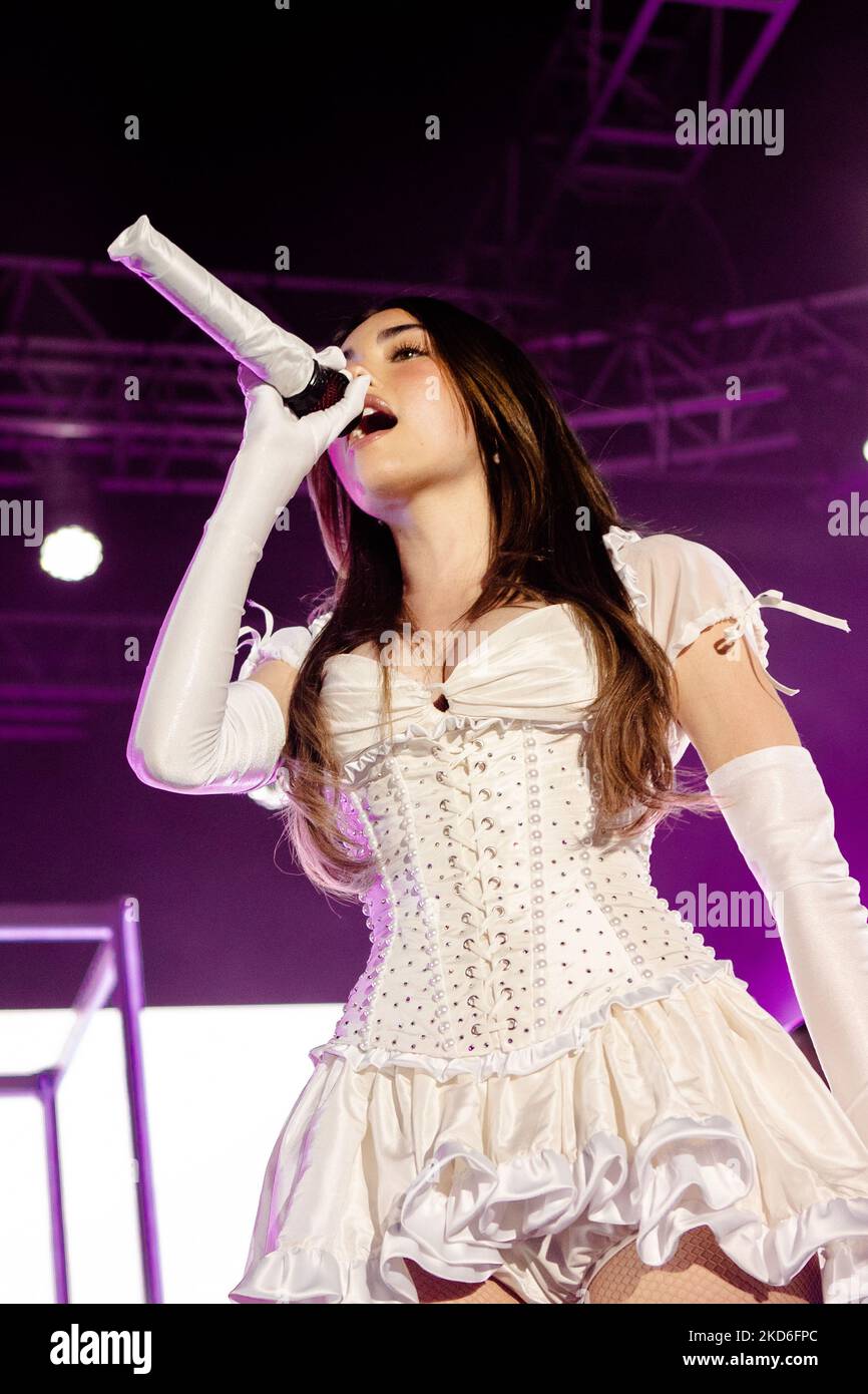 American singer-songwriter Madison Beer performs live at Fabrique in ...