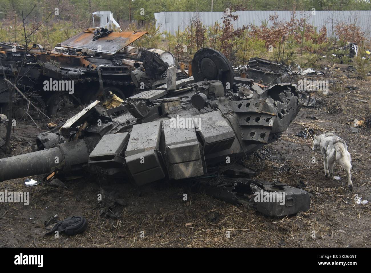 Destroyed Russian tanks and armored machines after Ukrainian Army ...